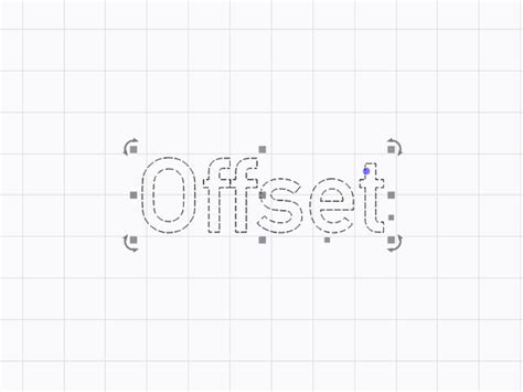 Offset Shapes Create Precise Outlines