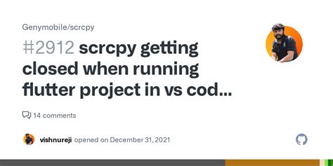 Scrcpy Getting Closed When Running Flutter Project In Vs Code On Ubuntu Issue