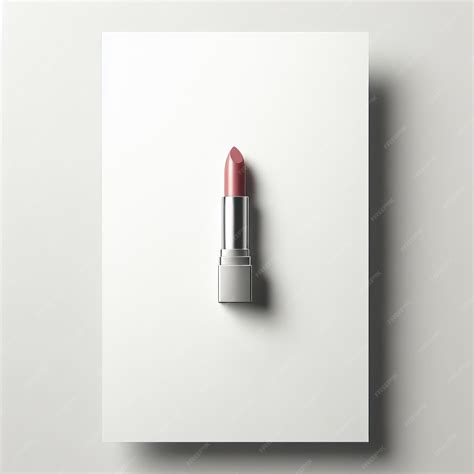 Premium Photo A Red Lipstick Poster With A Red Lipstick On It