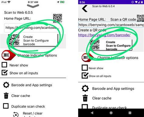 Share Configurations Scan To Web