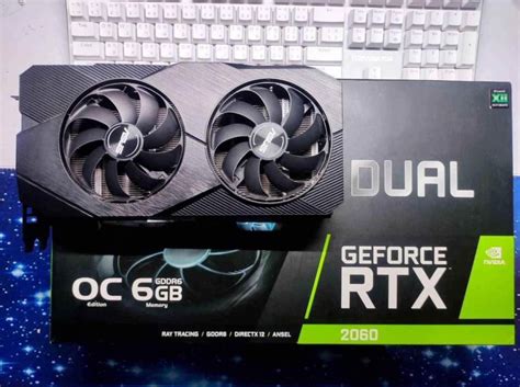 Asus Dual Rtx 2060 6g Rgb เหมือนใหม่ ปก Jib 11052567🥇รุ่นtop ของ Rtx