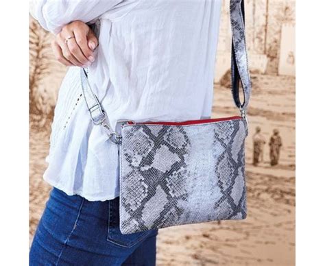 Pochette Mazélie Moon Synthétique Python