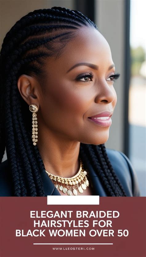 8 Stunning Braided Hairstyles For Black Women Over 50 Braided