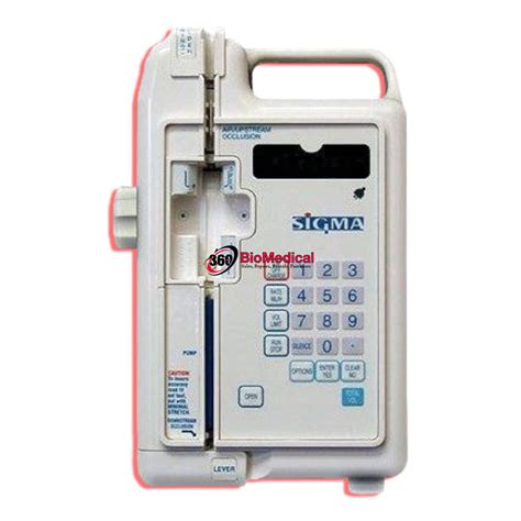 Sigma 8000 Plus Infusion Pump 360biomedical