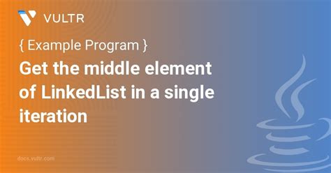 Java Program To Get The Middle Element Of Linkedlist In A Single