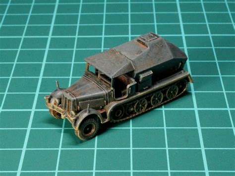 1 144 3d Printed Wwii Sdkfz 7 Fire Control Vehicle For V2 Rockets