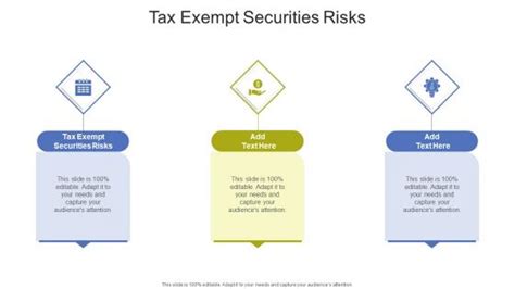 Tax Exempt Securities Risks Powerpoint Presentation And Slides Slideteam