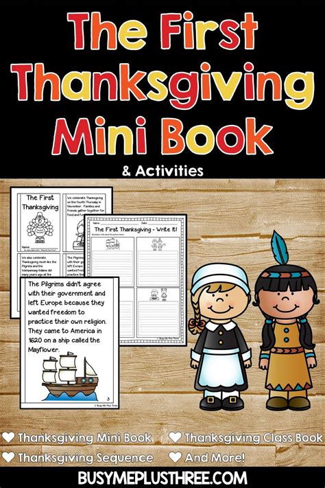 Thanksgiving Mini Books Free Printable