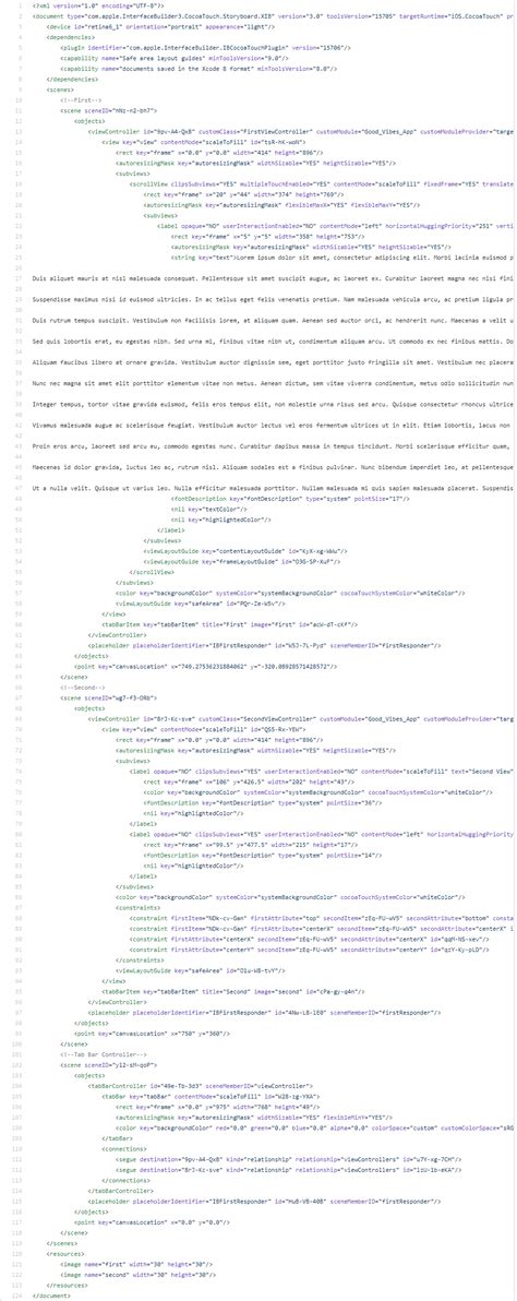 hey people i am trying to use uiscrollview for some content in my ios