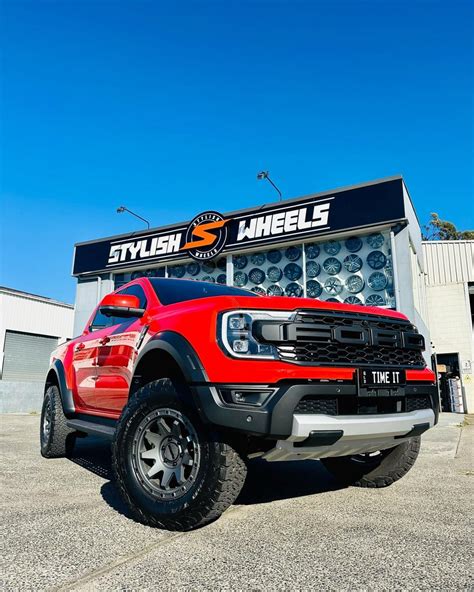 Ford Ranger Raptor Next Gen Red Method 317 Wheel Front