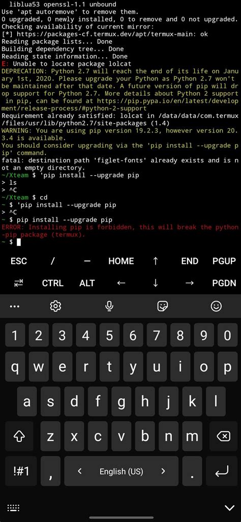 Pip Update Rtermux
