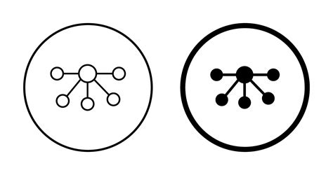 Nodes Vector Icon 24885500 Vector Art At Vecteezy