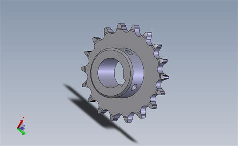 全参数化的链轮模型solidworks 2005模型图纸下载 懒石网