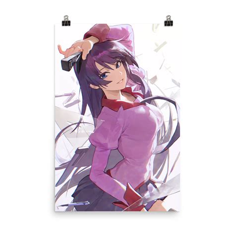 Monogatari Hitagi Senjougahara Premium Luster Poster The Kato Collection
