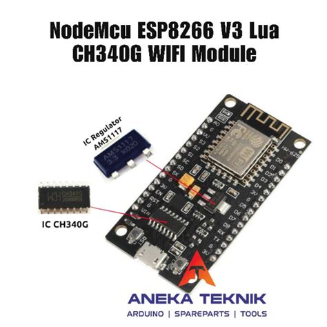 jual nodemcu esp8266 v3 lua ch340g wifi module shopee indonesia
