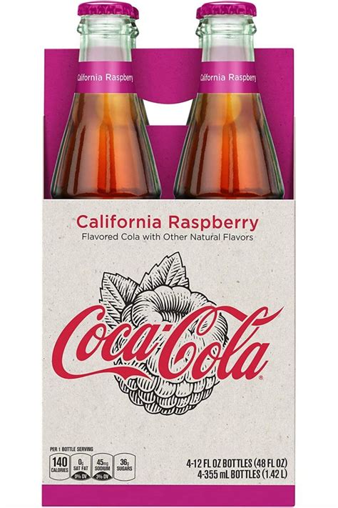 Coke Origins Coca Cola California Raspberry Bottles 12 Fluid Ounce