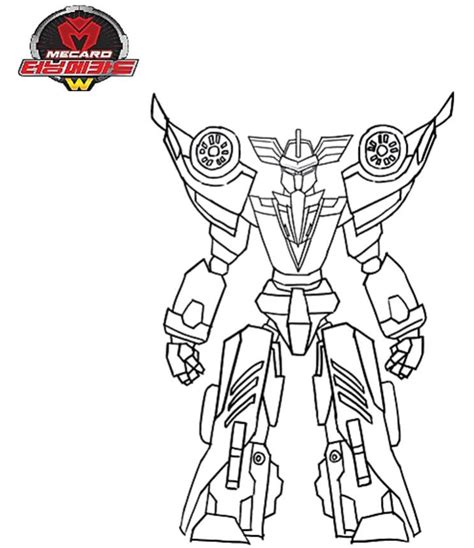 터닝메카드w 색칠공부 자료 2 점보메카니멀 네이버 블로그