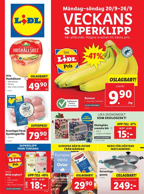 Lidl Reklamblad 20 09 26 09 2021 Lidl Reklamblad 20 09 26 09 2021