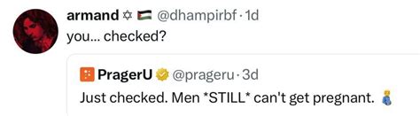 Men Cant Get Pregnant R Rareinsults