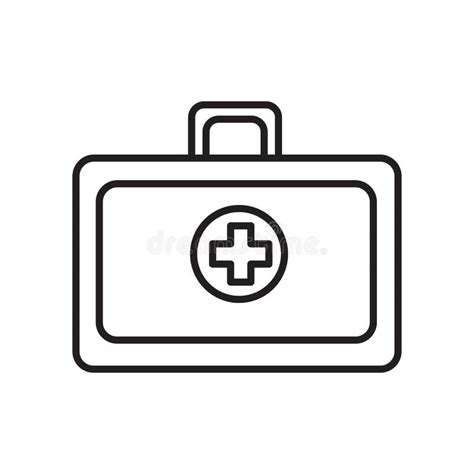 First Aid Kit Icon Vector Isolated On White Background First Aid Kit