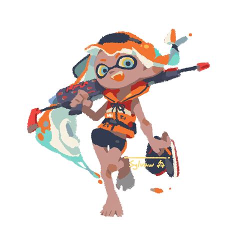 Inkling Инклинг Splatoon Shuangsen Игры картинки гифки