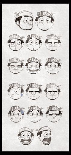 Facial Expressions Sheets From Season 8 2013 Character Design Sketches Cartoon Style