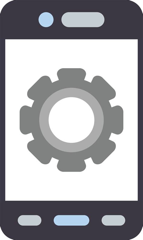 Mobile Settings Vector Icon Vector Art At Vecteezy
