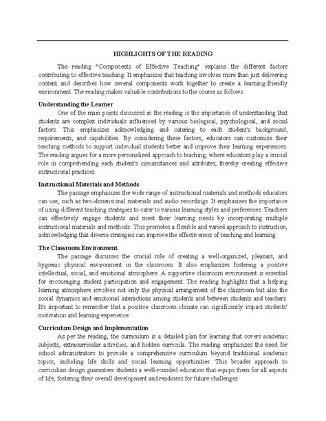 Pt3 Briefer Sdv Sdd Fdf Sdf S Highlights Of The Reading The Reading
