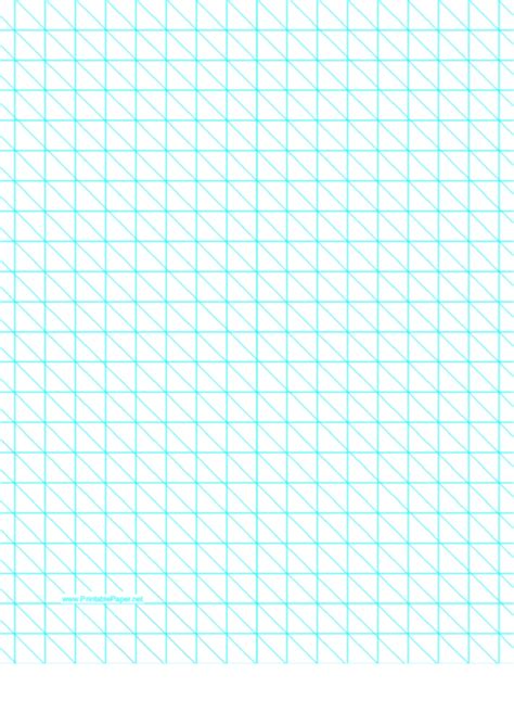 Diagonals Right With Half Inch Grid Printable Pdf Download