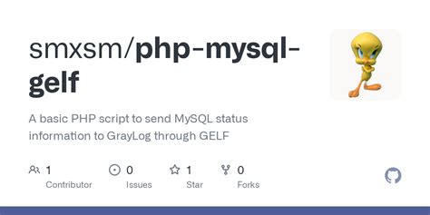 Github Smxsmphp Mysql Gelf A Basic Php Script To Send Mysql Status