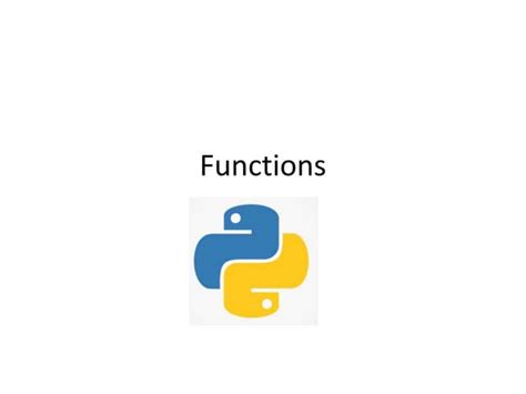 Pythonfunctionsunit1pptx