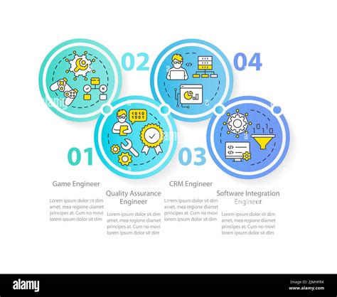 Software Engineer Paths Circle Infographic Template Stock Vector Image And Art Alamy