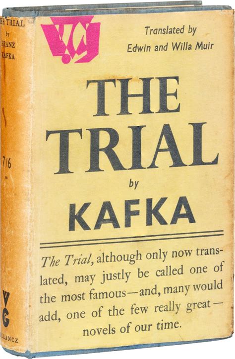 The Trial Franz Kafka First Edition