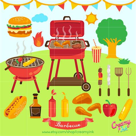 Add Flair To Your Barbecue Cookout With Stunning Cookout Clipart
