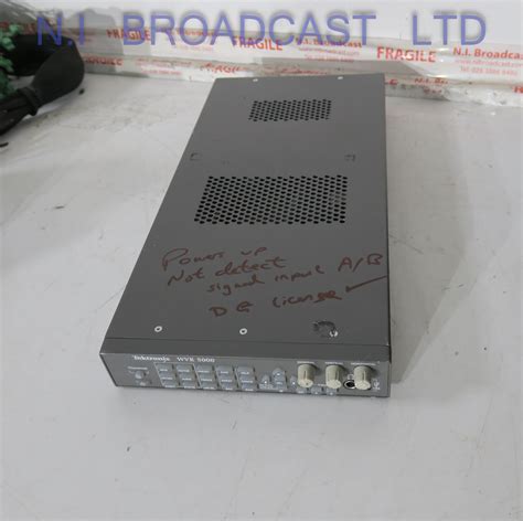 Tektronix Wvr5000 Hd Sd Rasterizer Waveform Vectorscope N I Broadcast Ltd