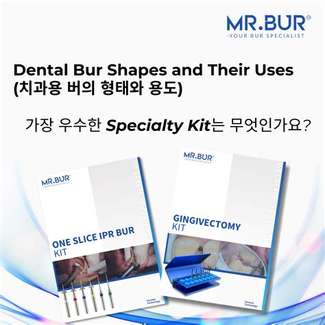 Dental Bur Shapes And Their Uses 치과 전문의를 위한 Comprehensive Guide Mr