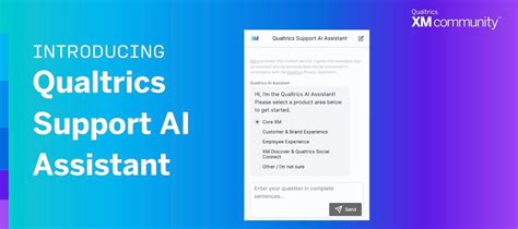Meet The New Qualtrics Support Ai Assistant 🤖 Xm Community