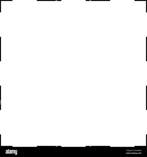 Dashed Line Border And Frame Vector Element — Stock Vector Illustration