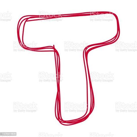 알파벳 T 글자 손으로 그린 윤곽선 획 그리기 교육용 일러스트 요소 아트 교육에 대한 스톡 벡터 아트 및 기타 이미지 교육 그래피티 낙서 드로잉 Istock