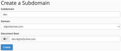 Creating A Staging Site With CPanel Web Design Blog Digital Lychee