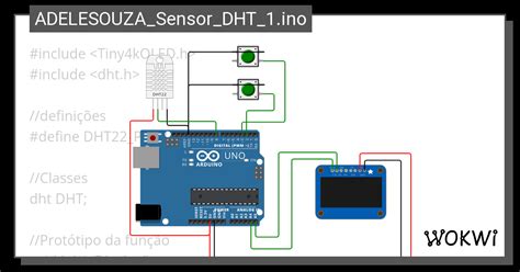 Adelesouzasensordhto Wokwi Esp32 Stm32 Arduino Simulator