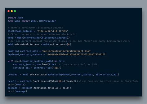 develop and deploy your first ethereum smart contract with python
