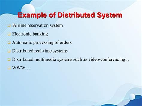 distributed system chapter one introduction to distribued system pdf
