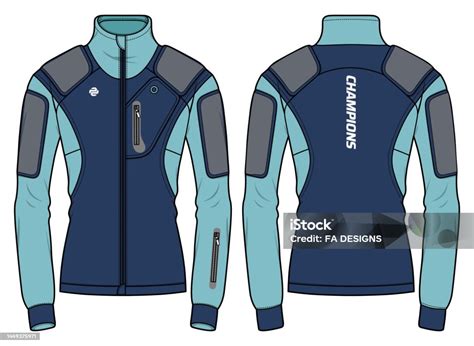 긴 소매 압축 실행 기본 레이어 탑 티셔츠 플랫 스케치 디자인 일러스트 성능 꽉 맞는 상단 디자인 벡터 템플릿 액티브 웨어 압축 탑 개념 전면 및 후면 보기 0명에 대한