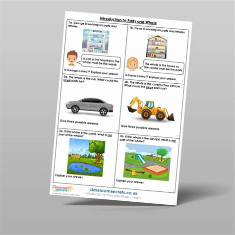 Year 2 Parts And Wholes Reasoning And Problem Solving Resource Classroom Secrets