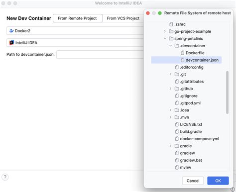 Start Dev Container For A Remote Project Jetbrains Rider Documentation
