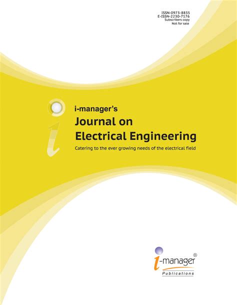 Journal On Electrical Engineering