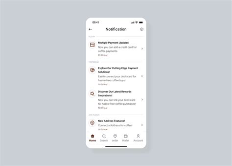 Mobile App Notification Ui Design Behance