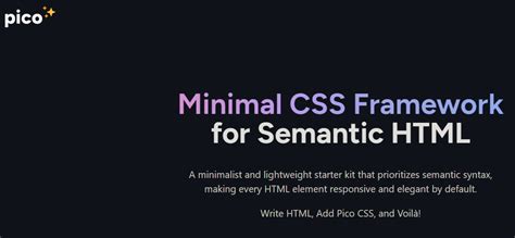 🌟 Descubra O Picocss O Mistério Por Trás Do Framework Css 🚀 Ângelo
