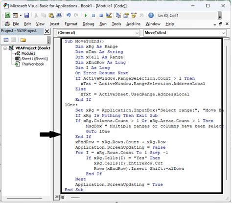 How To Move Entire Row To The Bottom Of Active Sheet Based On Cell Value In Excel